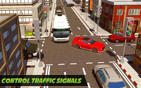 City Traffic Control Simulator 2018 Traffic Lanes Rush Intersection
