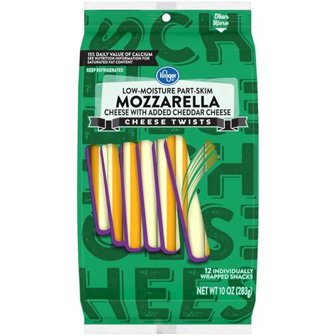 Kroger® Mozzarella And Cheddar Twists Cheese Sticks 12 Ct 10 Oz Fry