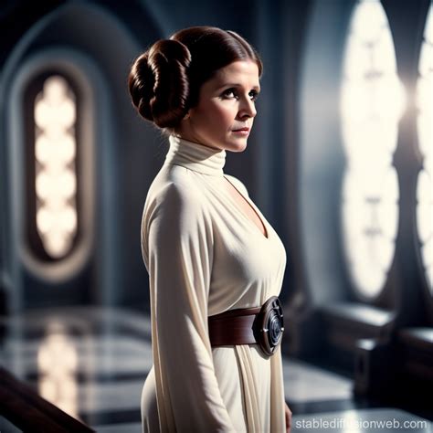 Princess Leia Full Body Portrayal Stable Diffusion Online