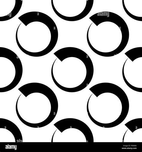 Circles Abstract Repeatable Geometric Pattern Monochrome Background Stock Vector Image And Art