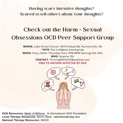 Free Ocd Support Group — Erin Davis Therapy For Ocd In North Carolina