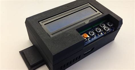 Extended Raspberry Pi Adafruit Lcd Case By Brockhold Download Free
