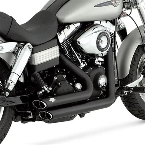 Escape Vance And Hines Shortshots Staggered Negro Para Harley Davidson