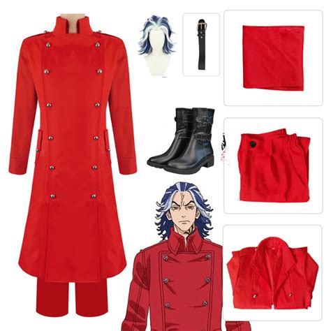 Anime Tokyo Revengers Daiju Shiba Cosplay Trajes Taiju Showdown Trench