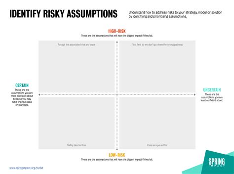 Worksheetidentifyriskyassumptions • Spring Impact