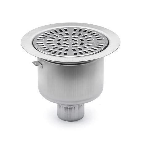 Ss Vertical Floor Drain Purus Heavy 75 R Meltex