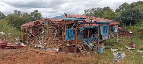 ထန်တလန်က စစ်ကောင်စီခြေကုပ်စခန်းငယ် သိမ်းပိုက်ခံရပြီးနောက် မြို့အနီး ခ