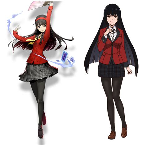 Has Anyone Ever Noticed How Similar Yukiko Amagi Persona 4 And Yumeko Jabamis Kakegurui