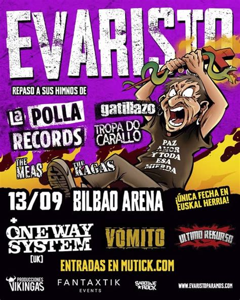 Evaristo Invitados En Bilbao Mutick