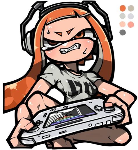 Name Omoitukan2 Inkling Girl Inkling Player Character Nintendo Splatoon Series 1girl
