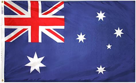 National Flag Of Australia Australian National Flag Bzlu