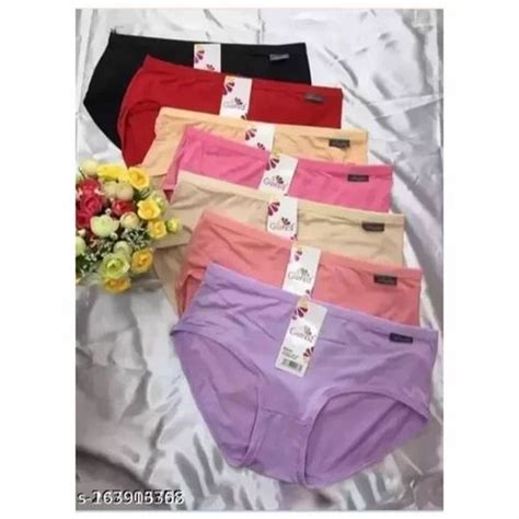 Plain Multicolors Ladies Cotton Panty Set At ₹ 390 Set In New Delhi