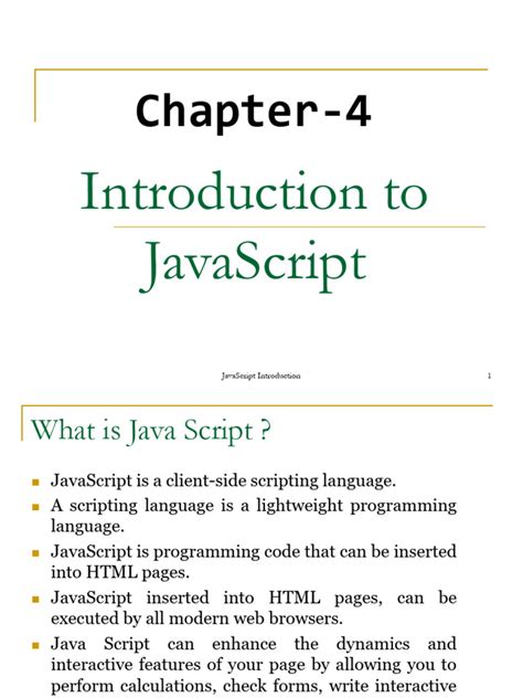 Ip Chapter 4and5 Javascript And Server Side Programming Pdf Java