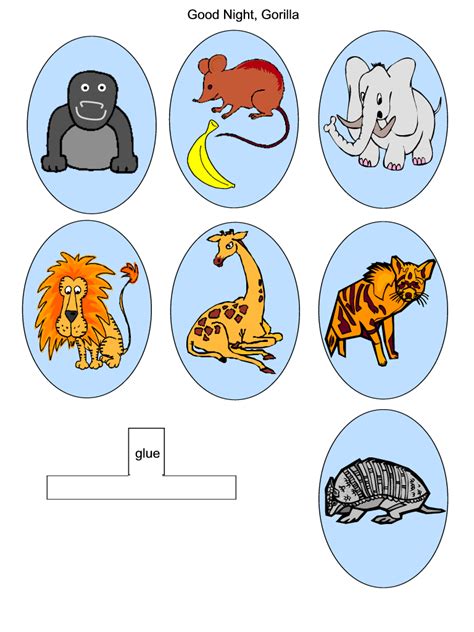 Coloring 21 Pages Good Night Gorilla Free Printables Cooper Coloring