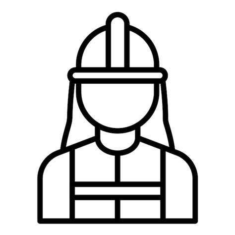 Premium Vector Female Engineer Vector Illustration Style
