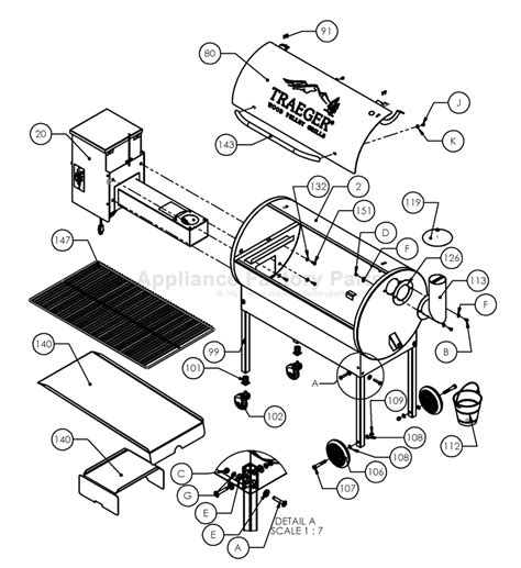 Traeger Grill Parts Diagram At Elmer Holt Blog