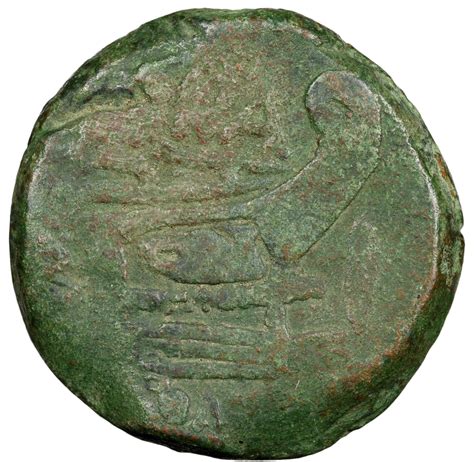 Roman Republic L Cornelius Cinna Ca 169 158 Bc Bronze As Ngc Choice Fine Miller Ancients