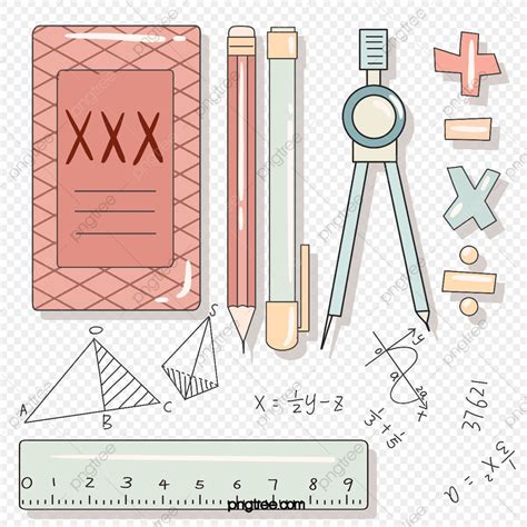 Math Stationery Png Image Fresh Math Stationery Elements Math Clipart