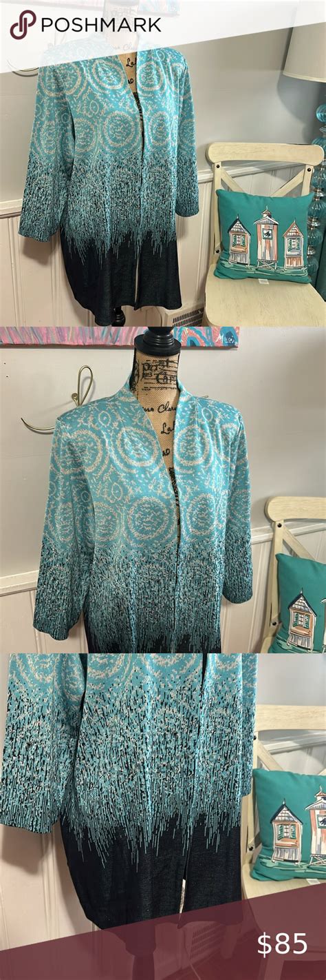 Misook Jacket Ombré 3 4 Misook Jackets Style