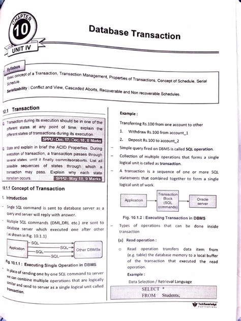 Dbms Unit 4 Pdf Database Transaction Databases