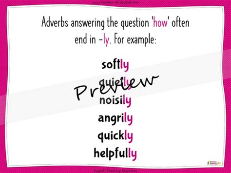 Adding Adverbs Ks2 Teaching Resources