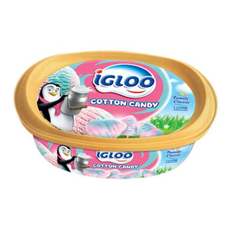 Igloo Ice Cream Cotton Candy 1ltr