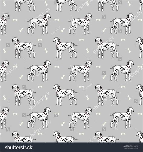Dalmatian Dog Pattern Stock Vector Royalty Free 531168214 Shutterstock