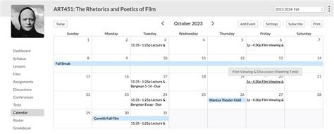 The Course Calendar Populi Knowledge Base