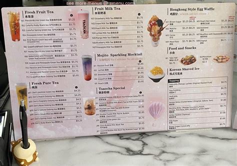 Online Menu Of Tsaocha Restaurant Lexington Kentucky 40504 Zmenu