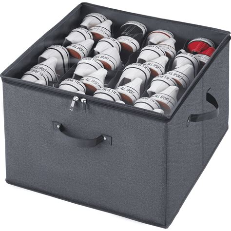 Ximoneboom 16 Pair Foldable Shoe Storage Bin Cub Containers With Clear