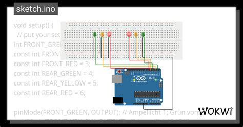 Ampel Wokwi Esp32 Stm32 Arduino Simulator