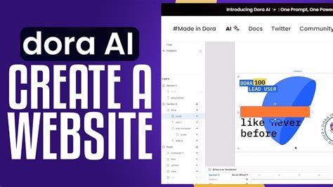 How To Use Dora Ai To Create A Website Dora Ai Tutorial 2025 Youtube