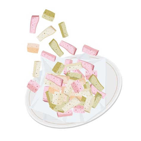 Illustration Logo Clipart Levitation Korean Traditional Candy Yeot With Pastel Color 67823745