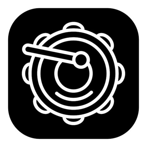 Premium Vector Bodhran Vector Icons