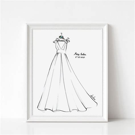 Wedding Dress Drawing Reference At Lynda Rahman Blog