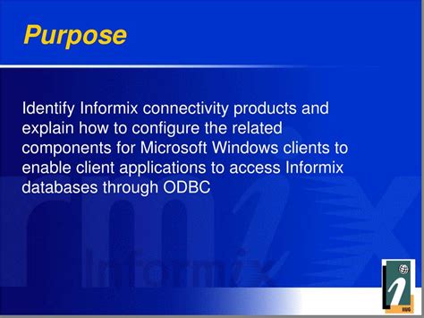 PPT How To Configure Informix Connect And ODBC PowerPoint Presentation ID