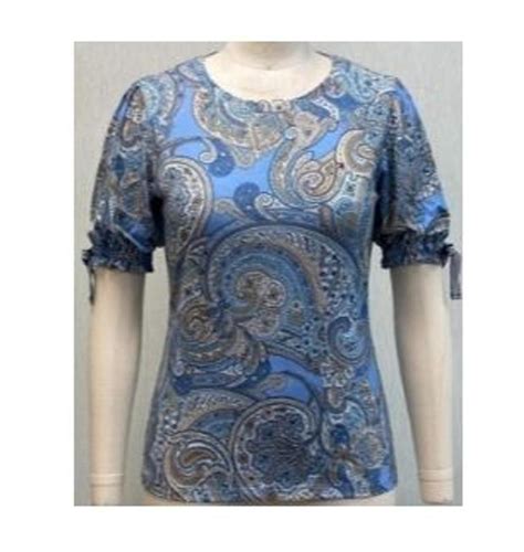 Tommy Hilfiger Plus Size Paisley Print Tie Sleeve Top Macys