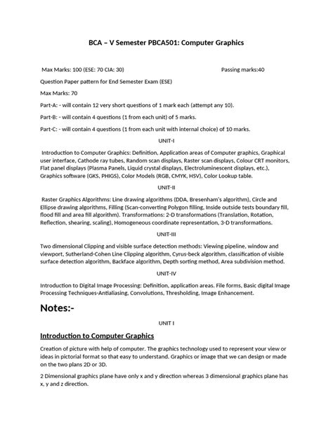Computer Graphics Pdf Computer Monitor 2 D Computer Graphics