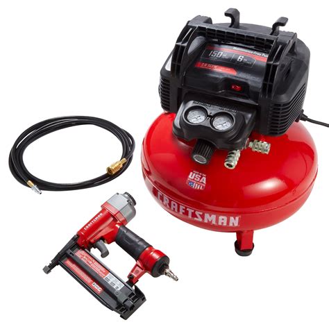 Craftsman 6 Gallon Portable Electric 150 Psi Pancake Air Compressor With Accessories Included