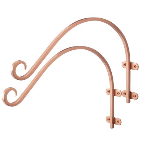 Monarch Abode 14 In Monarch Wall Mounted Plant Hooks Metal Hanging