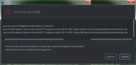 Bundle Error Response Code 401 For Defos Solved Bugs