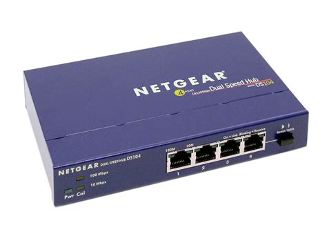 Open Box Netgear Ds Port Mbps Dual Speed Hub Newegg Com
