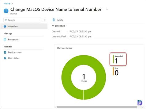 Set Macos Device Name To Serial Number Using Intune