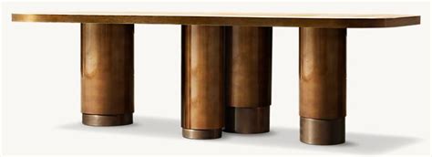 Onyx Tropez Rectangular Dining Table Rh Console Table Vintage Table Demilune