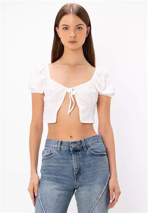 Jual Air Space Short Sleeves Fitted Top Original 2024 Zalora Indonesia