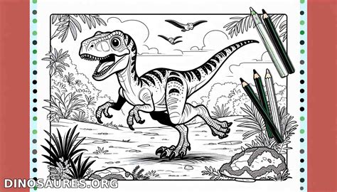 Coloriage De Dinosaure Amusant à Imprimer