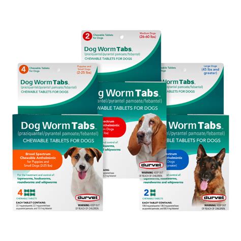 Durvet Dog Worm Tabs Johnson Feed Company