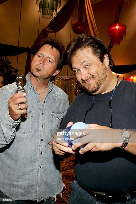 Members Of Diamond Rio Marty Roe And Dana Williams Pose At The News