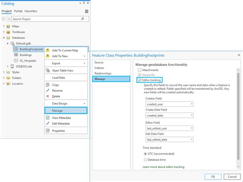 Enable Editor Tracking—arcgis Pro Documentation