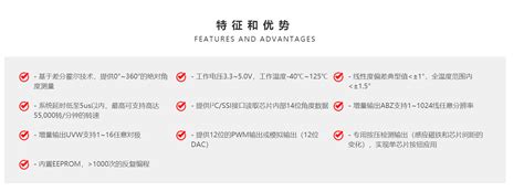 magntek麦歌恩mt6701 国产编码器芯片 14bit高精度支持i2c、spi、pwm等，可替换as5045 as5600 as5047